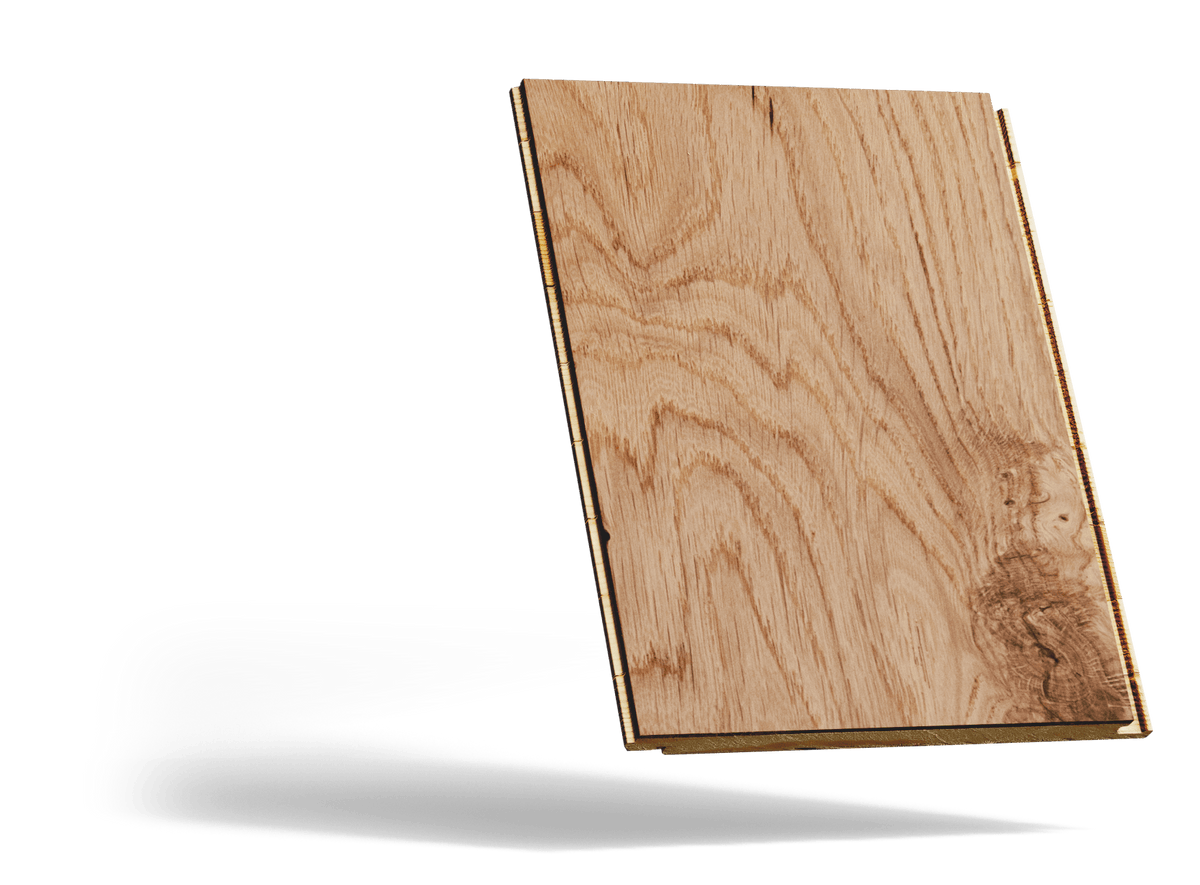 Forest rustic natural white oak flooring | Stuga