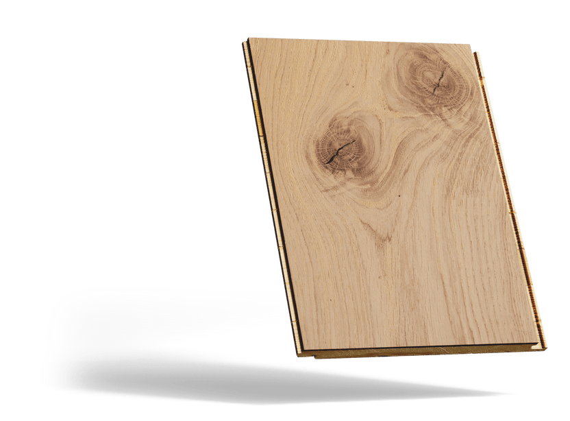 Shell natural white oak flooring | Stuga