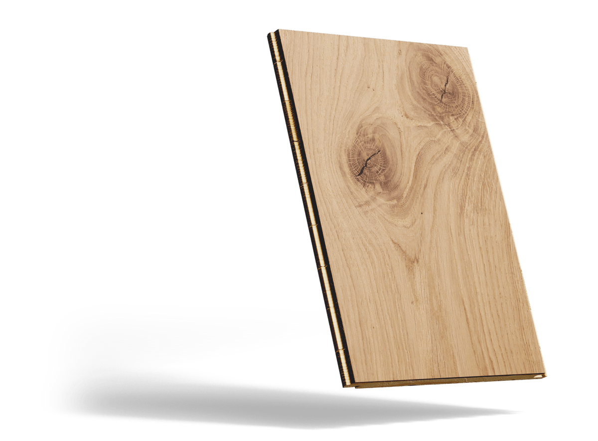 Shell natural white oak flooring | Stuga