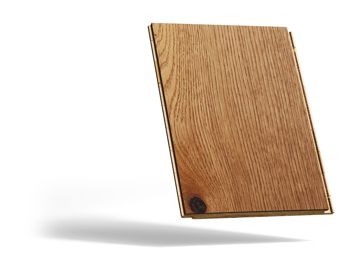 Terrace wide plank hardwood flooring sample | Stuga