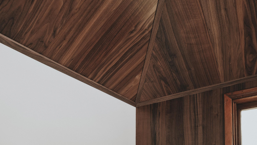 Zig Zag walnut hardwood flooring | Easy to install | Stuga